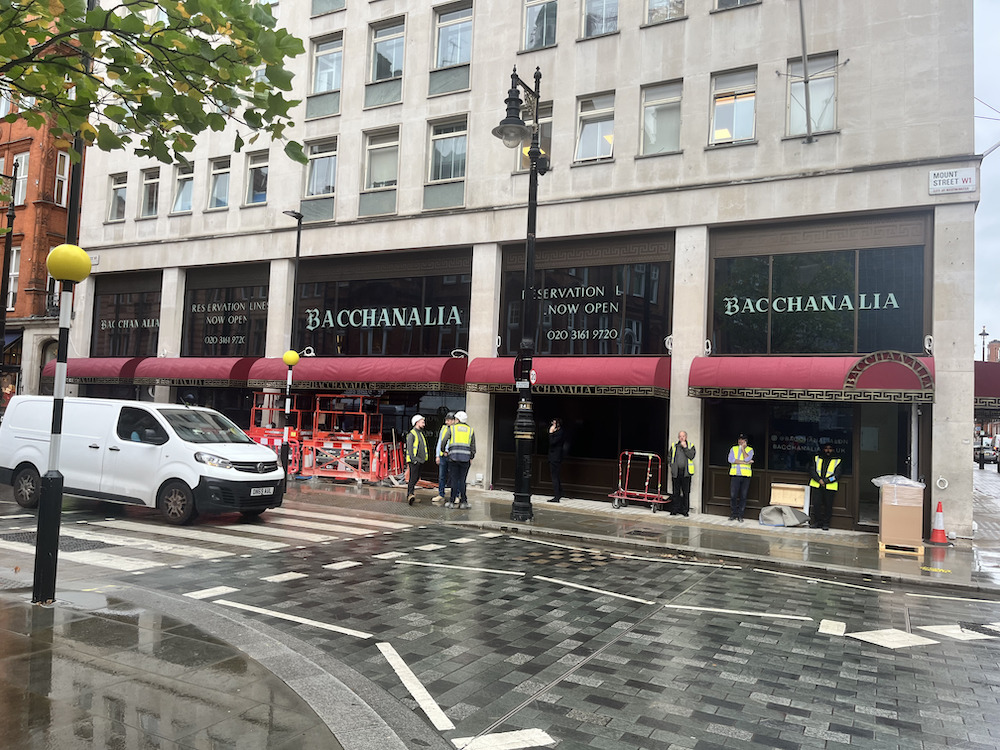 London Restaurant Facade Bacchanalia Mayfair - Advanced Glass ...