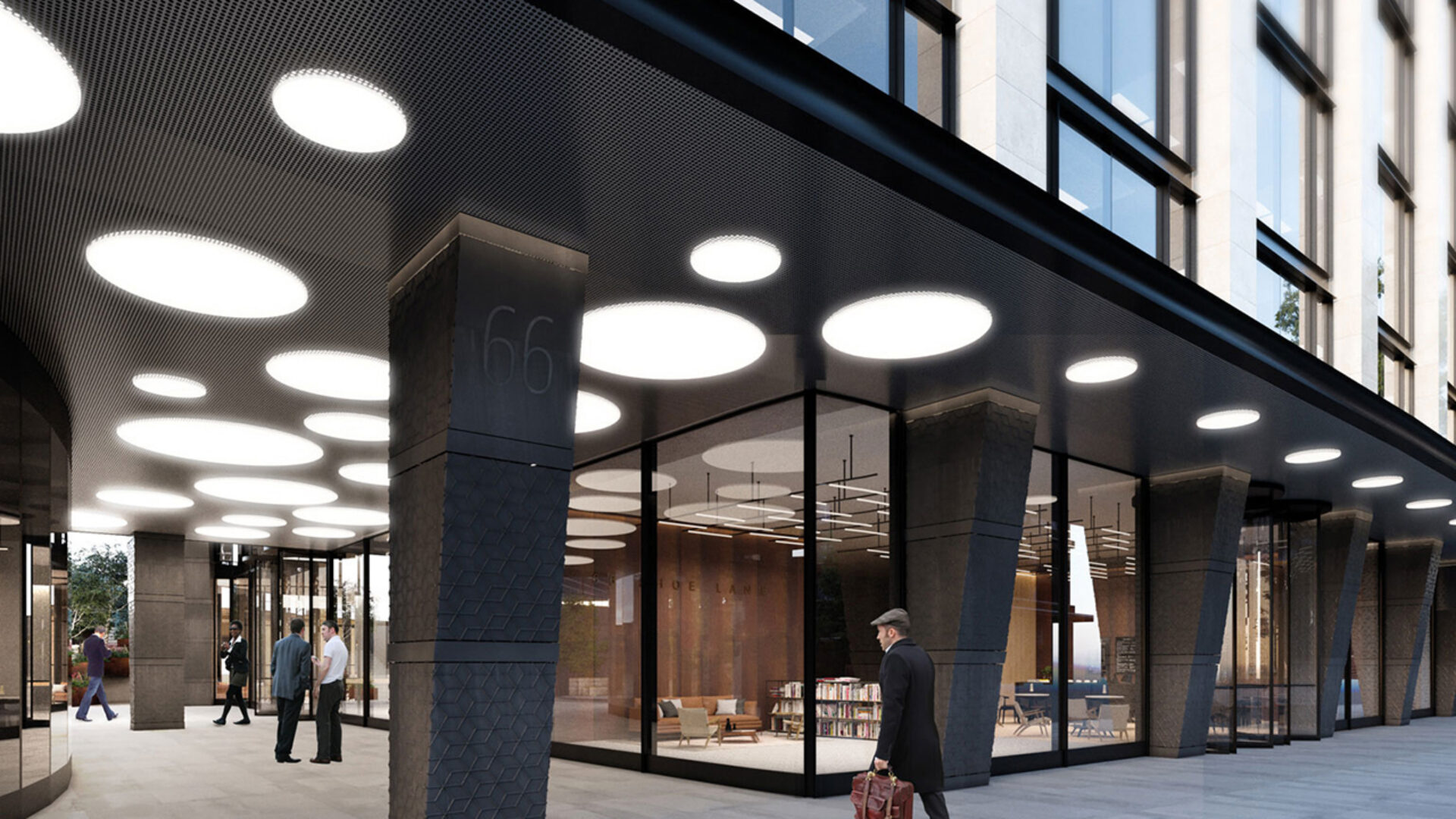 66 Shoe Lane | Aluminium & Glass Facade Curtain Walling Renovation